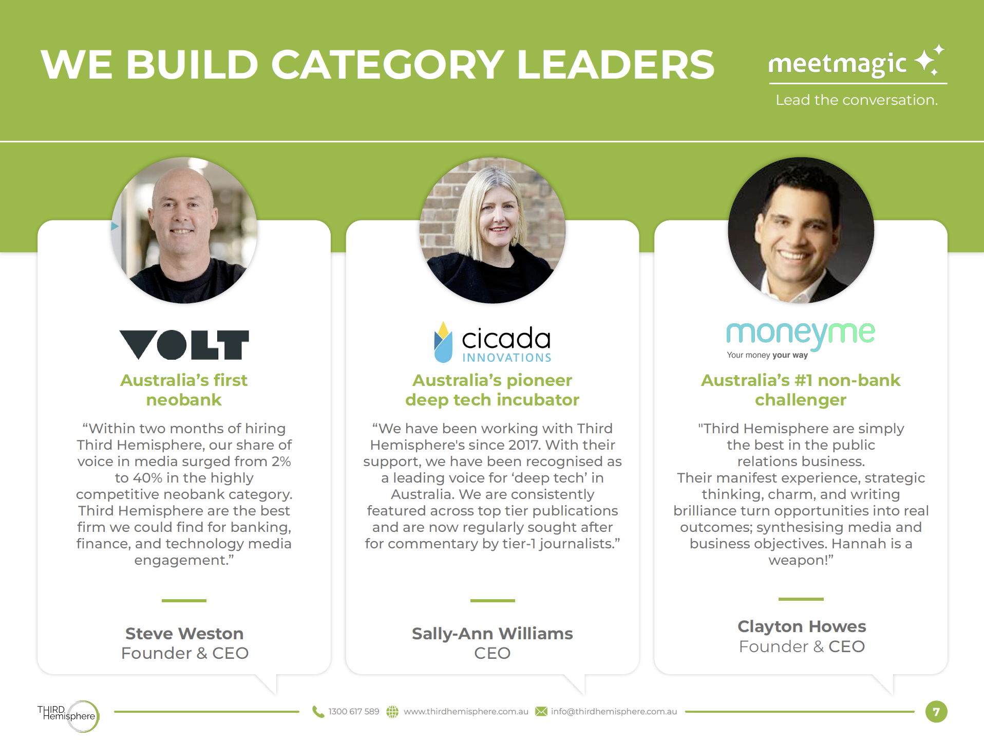 Third Hemisphere: Business Development Deck – Crisscross Creative